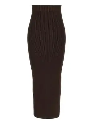 Max Mara MAX MARA Aprile1234 Long Skirt Brown