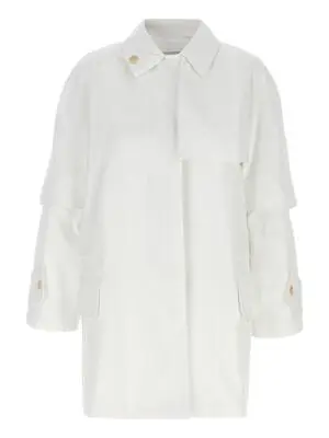 Max Mara MAX MARA Baba Trench Coat White