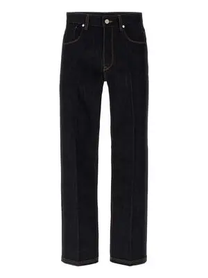 Fendi Selleria Cotton Denim Jeans - Blue