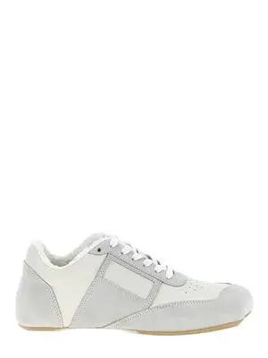 MAISON MARGIELA Anatomic Suede And Leather Sneakers - Gray