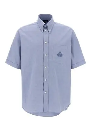 Fendi Crest' Shirt - Light Blue