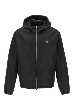 Fendi Logo Blouson - Black