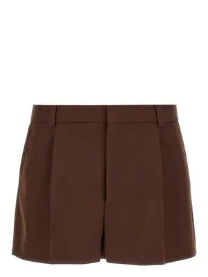 Gucci Wool Tailored Shorts - Brown