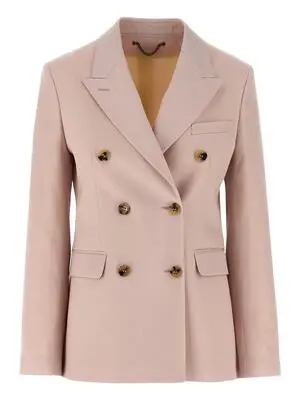 GOLDEN GOOSE Diva Wool Blazer - Pink