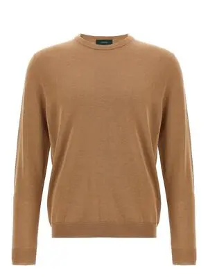ZANONE Cotton Sweater - Beige
