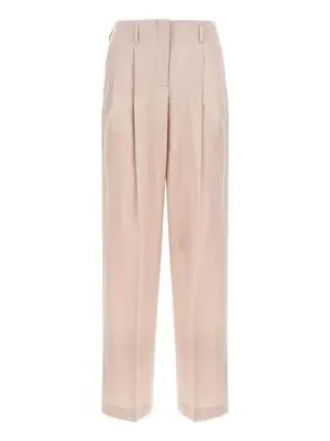 GOLDEN GOOSE Wool Trousers - Pink