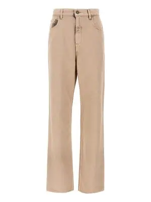 GOLDEN GOOSE Kim Cotton Denim Jeans - Pink