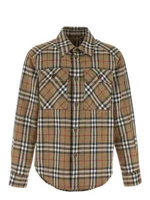 Burberry Double Face Shirt - Brown