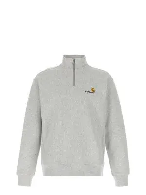 Carhartt Work In Progress American Script' Sweatshirt - Gray