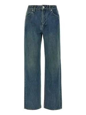 JIL SANDER JIL SANDER Slim Twist Cotton Denim Jeans