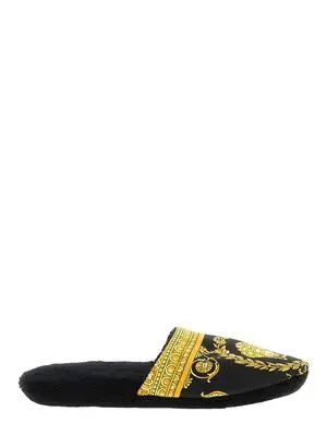 Versace VERSACE HOME Barocco Slippers Black