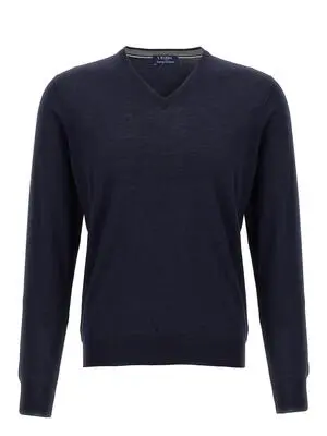 BARBA NAPOLI Wool And Silk Sweater - Blue