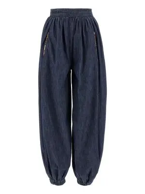Valentino Garavani Denim Chambray Pants - Blue
