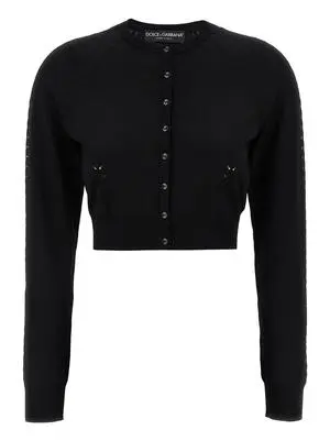 DOLCE & GABBANA DOLCE & GABBANA Viscose Cropped Cardigan