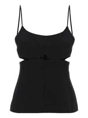 VICTORIA BECKHAM VICTORIA BECKHAM Cut-Out Grain Depoudre Cami Top