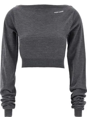 MIU MIU MIU MIU Cropped Knit Top