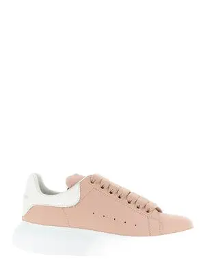 Alexander McQueen MCQUEEN Larry Leather Sneakers Pink