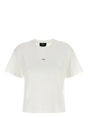 A.p.c. A.P.C. Boxy Micro Logo T-Shirt White/black