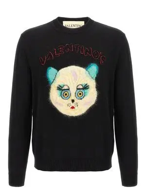 Valentino Garavani Le Chat De La Maison Sweater - Black
