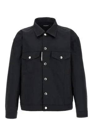 Dsquared2 Ever Jean Jacket - Black