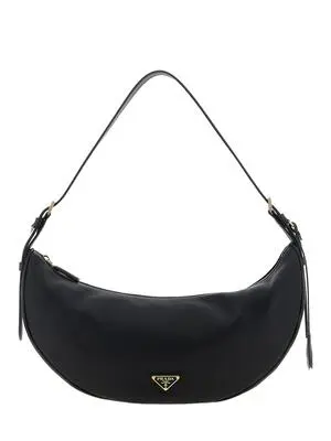 Prada Demi-lune Shoulder Bag - Black