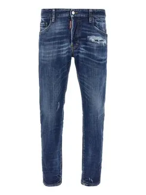 Dsquared2 Skater Stretch Denim Jeans - Blue