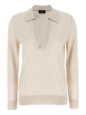 BRIONI BRIONI Cashmere And Silk Polo Shirt