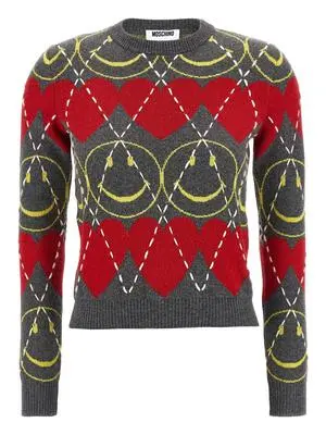 MOSCHINO MOSCHINO Smiley Knit Sweater