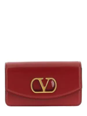 Valentino Garavani Vain Clutch - Red