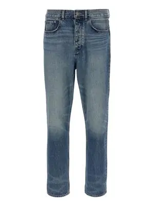 Fear Of God Stonewashed Cotton Denim Jeans - Blue