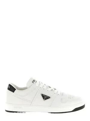 Prada PRADA Downtown Leather Sneakers White