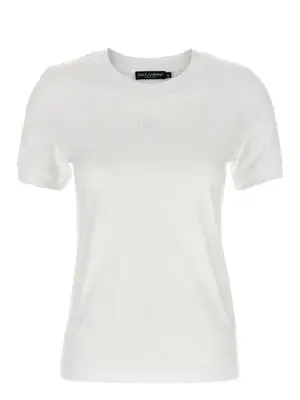 DOLCE & GABBANA DOLCE & GABBANA Logo Embroidery T-Shirt