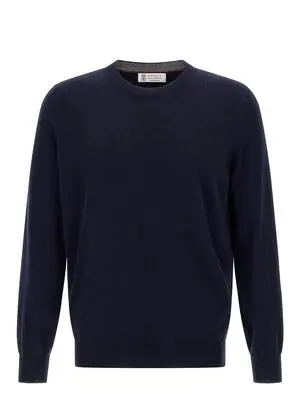 Brunello Cucinelli Cashmere Pullover - Blue