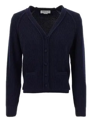VICTORIA BECKHAM VICTORIA BECKHAM Stepped Hem Cardigan