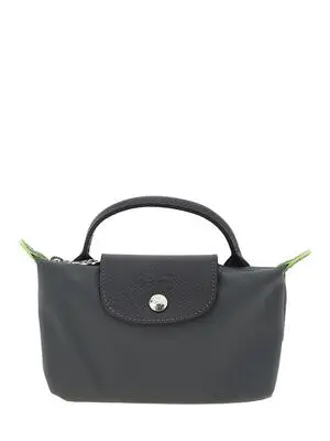 Longchamp Le Pliage Green Clutch Bag - Gray