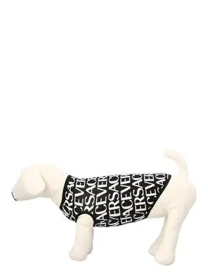 Versace VERSACE HOME Logo Print Dog T-Shirt White/black
