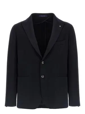 Tagliatore Cashmere Deconstructed Blazer - Blue