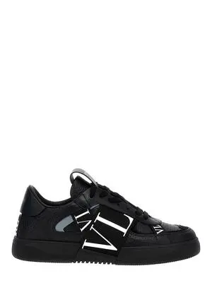 Valentino Garavani Vl7n Leather Sneakers - White/black