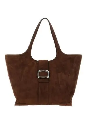 ROGER VIVIER Viv Choc Shopping Bag - Brown