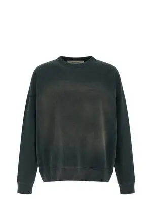 GOLDEN GOOSE Martin Brushed Cotton Sweatshirt - Black