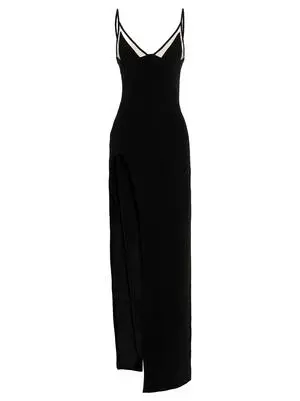David Koma Open Leg Cami Dress - Black