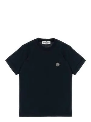 Stone Island Logo Patch T-shirt Black