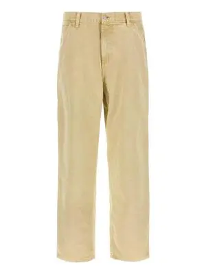 Carhartt Work In Progress Dearborn Cotton Canvas Single Knee Trousers - Beige