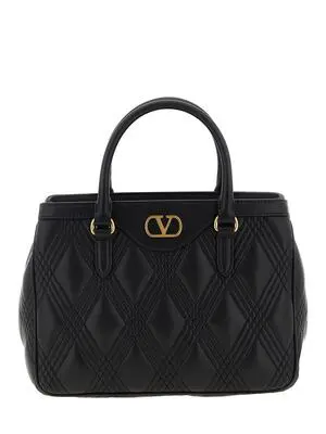 Valentino Garavani Quiltie 67 Handbag - Black
