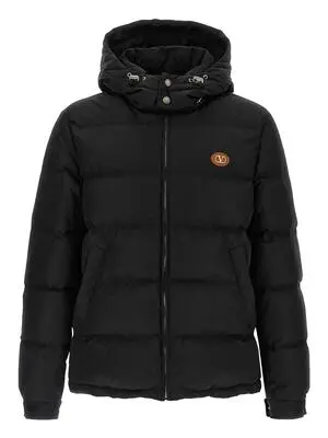 Valentino Garavani Vlogo Signature Down Jacket - Black