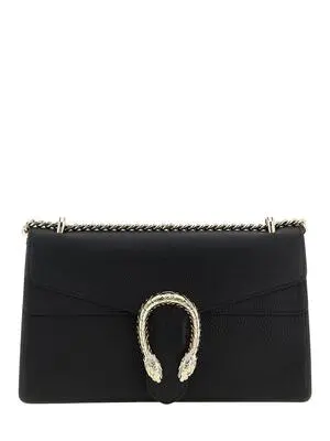 Gucci GUCCI Dionysus Medium Shoulder Bag Black