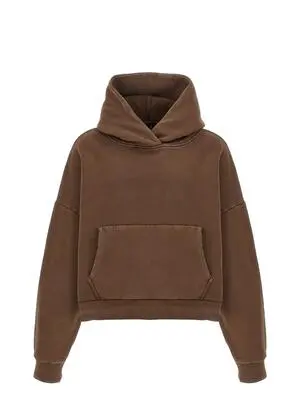 ENTIRE STUDIOS Cropped Hoodie - Brown