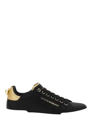 DOLCE & GABBANA DOLCE & GABBANA Portofino Leather Sneakers