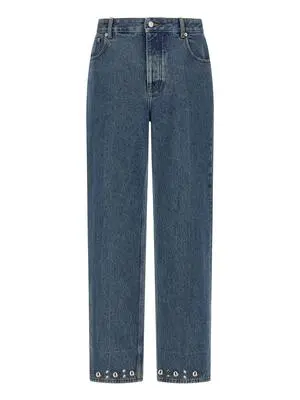 Valentino Garavani Boule Denim Jeans - Blue