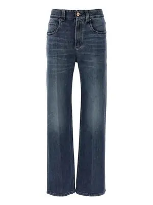 Brunello Cucinelli Contemporary Loose Denim Jeans - Blue